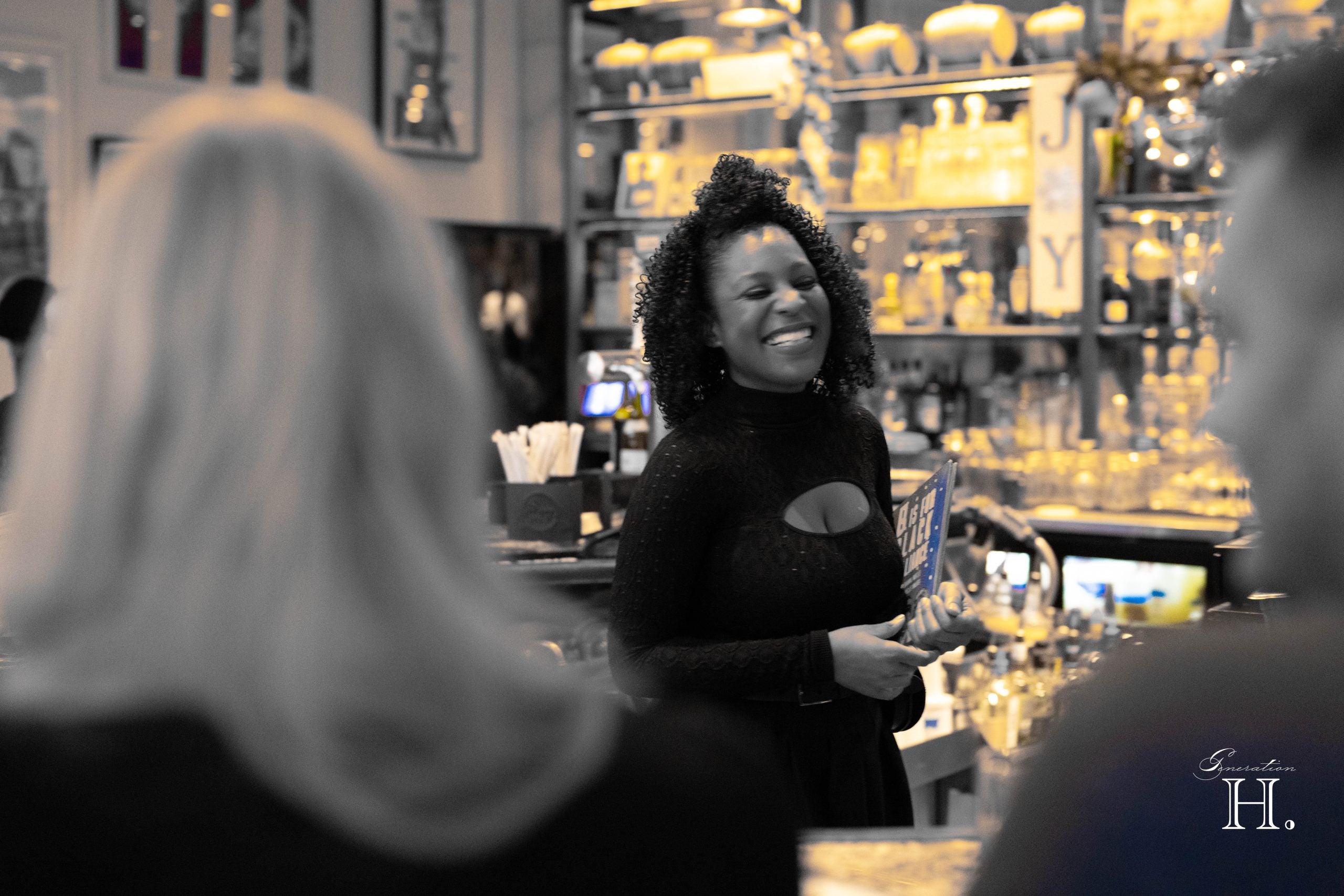 To the Waitress at The Red Rooster – B is for Black Brilliance